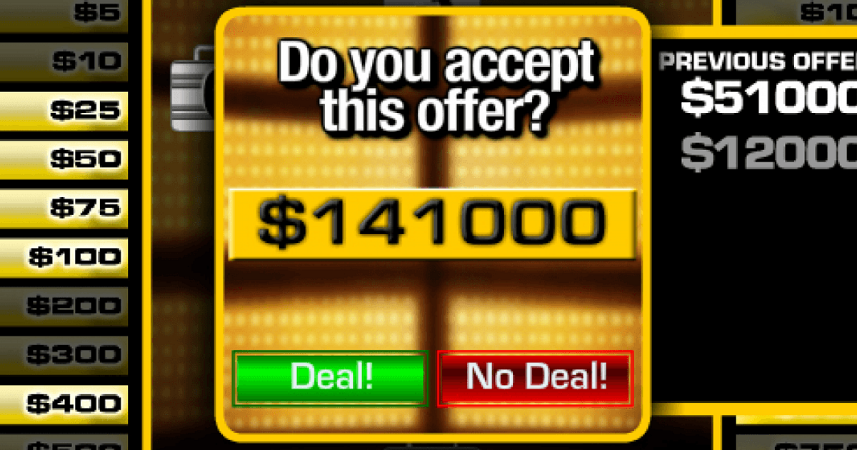 Deal Or No Deal 2 - Jogo Gratuito Online | FunnyGames