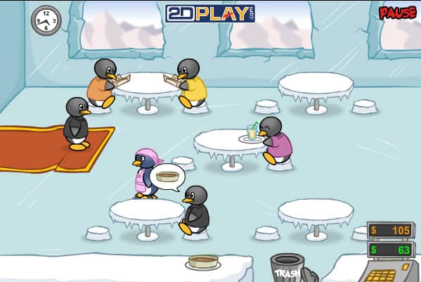 Penguin Diner - Jogo Gratuito Online | FunnyGames