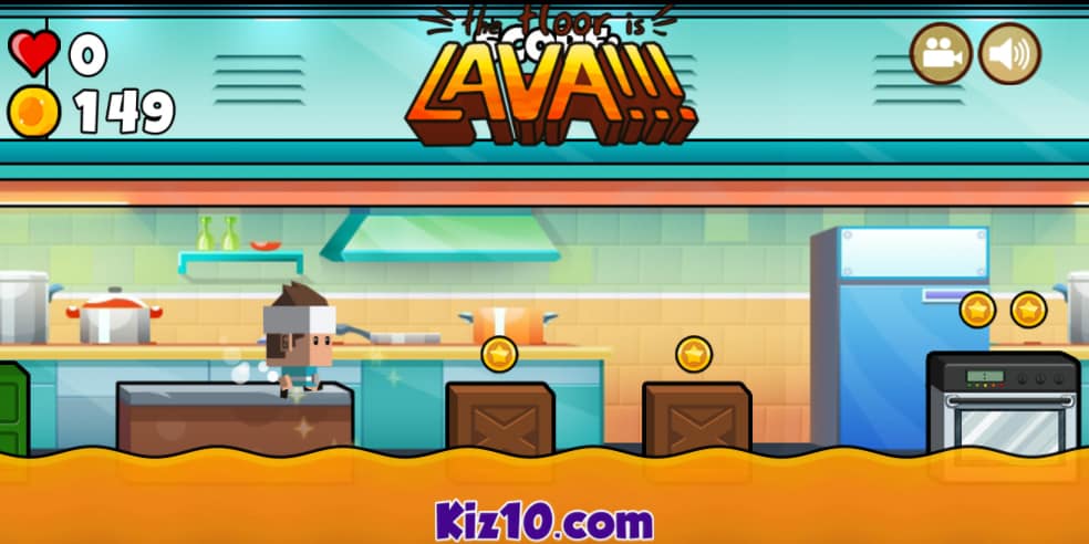 O Chão é Lava Online - Jogo Gratuito Online | FunnyGames