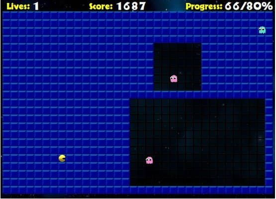 Pac-Xon - Jogo Gratuito Online | FunnyGames