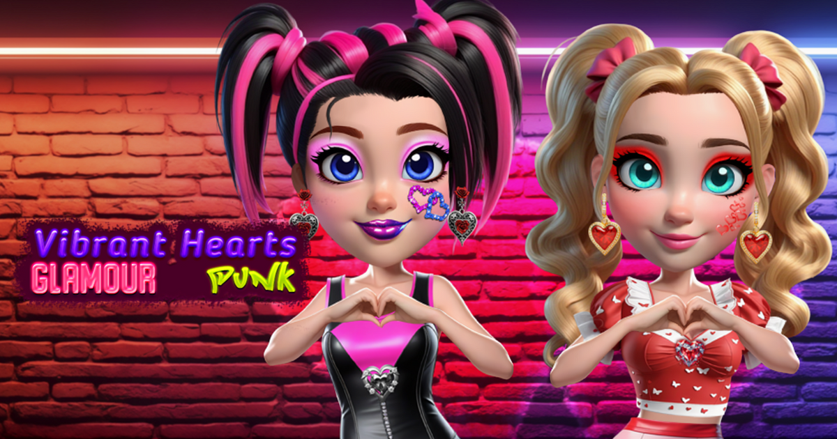 Vibrant Hearts: Glamour vs Punk - Jogo Gratuito Online | FunnyGames